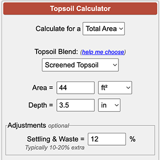 Topsoil Calculator