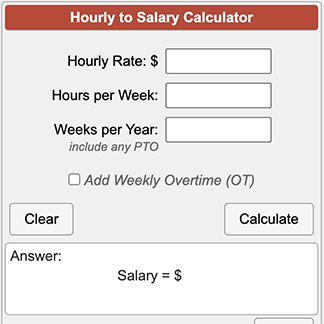 Hourly to Salary Calculator – Convert Hourly Pay to Annual Income